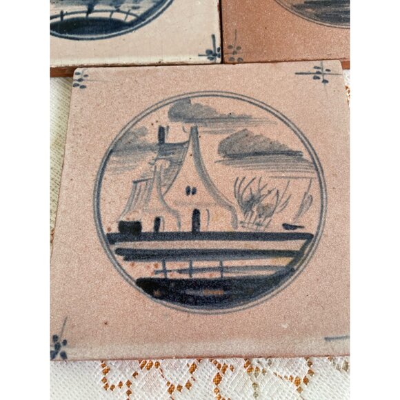 Vassels Immenrich | Accents | Antique 93s Set Of 3 German Clay Tiles ...